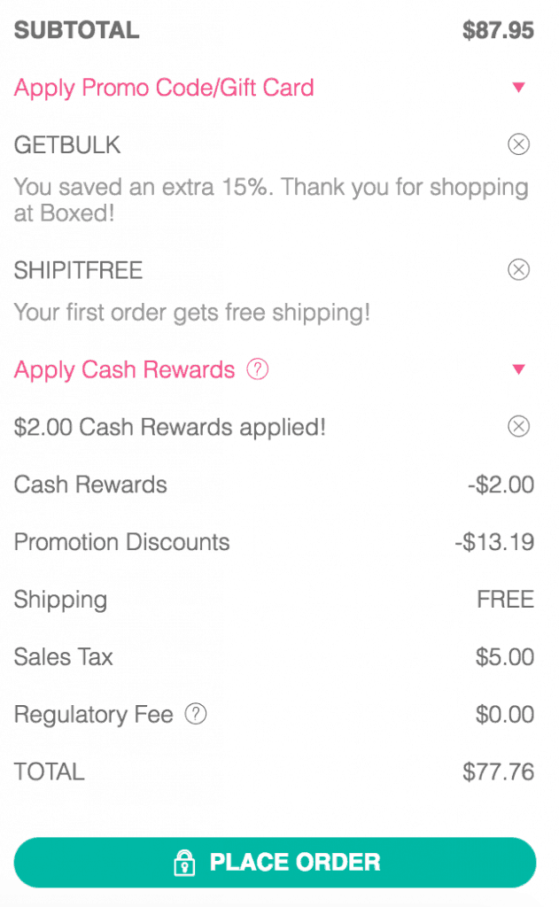 The Crazy 40% off Shopping Deal at Boxed with Amex